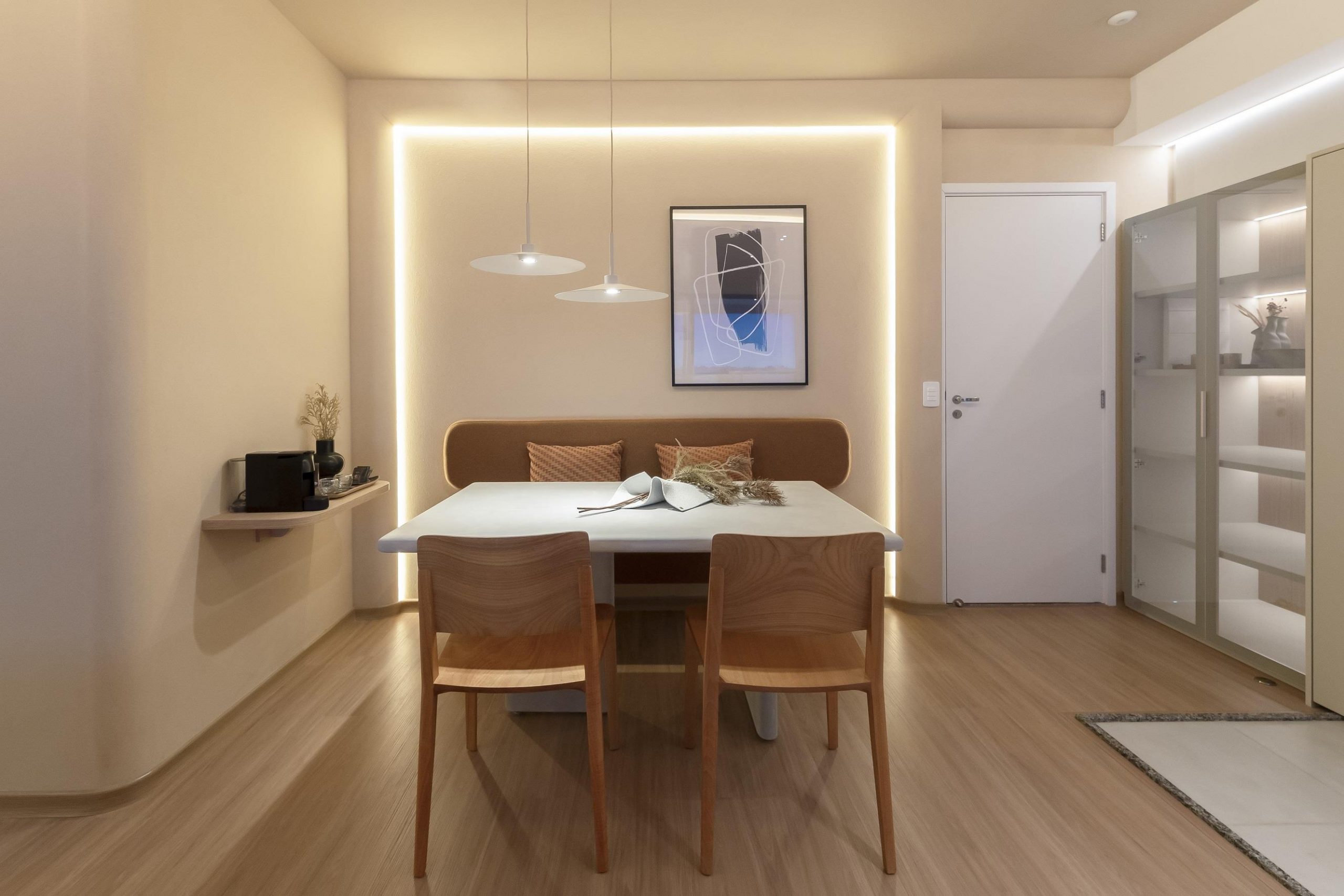 Cores Neutras Da Parede Da Sala